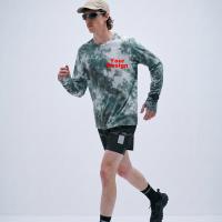 China Custom OEM ODM Tie‑Dye Crew Neck Long Sleeve Sport T‑Shirt, Unisex S‑XL for sale