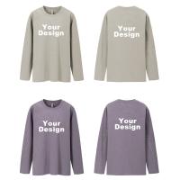 China Unisex Reflective Mountain Long‑Sleeve Tee | 2026 Autumn Outdoor Hiking T‑Shirt OEM ODM for sale
