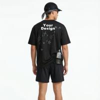 China Men's High‑Stretch Nylon Quick‑Dry T‑Shirt | 2026 Summer Solid Outdoor Tee Custom OEM ODM for sale