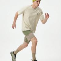 China Men's High‑Stretch Nylon Quick‑Dry T‑Shirt | 2026 Summer Solid Outdoor Tee Custom OEM ODM for sale