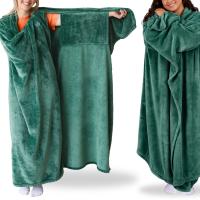 China Wearable Fleece Blanket, TV Blanket Wrap, Custom Color Size OEM ODM for sale