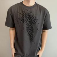 China Unisex Leopard Print Color Changing T-shirt, Sweat Activated Short Sleeve Tee, Summer Casual for sale