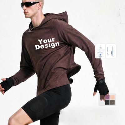 China Outdoor Running Hoodie Quick Dry Custom Apparel OEM & ODM for sale