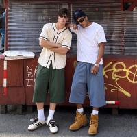 China Men 350G 7/8 Sweatpants American Retro Custom Apparel OEM for sale