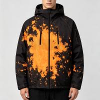 China Men Thermochromic Color Changing Outdoor Waterproof Hooded Jacket for sale