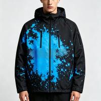 China Men Thermochromic Color Changing Outdoor Waterproof Hooded Jacket for sale