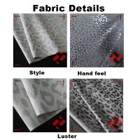 China Water Reactive Leopard Print 3-in-1 Polyester Shell Fabric for Outdoor Garment for sale
