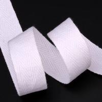 China Eco Friendly pure 100% Cotton Strap Webbing 25mm 40MM 50mm for sale