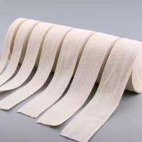 China Eco Friendly pure 100% Cotton Strap Webbing 25mm 40MM 50mm for sale