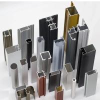 China 6061 T5 6063 T6 Aluminium LED Light Strip Profiles Square Shape Cabinet Door Profiles for sale