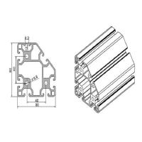 China Tailored Square Aluminium Extrusion Profiles 6063 6061 For Industrial for sale