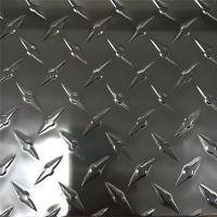 China 96 Inches Length Diamond Plate Sheets Aluminum Tread Plate Diamond with 40 Brinell Hardness for sale