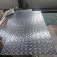 China Mill Finish 3003 5052 Aluminum Diamond Plate 40 Brinell Hardness Customizable Length and Bar Height for sale