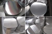 China 0.5mm-6mm Thickness Aluminum Sheet Circle for Cookware Utensils for sale