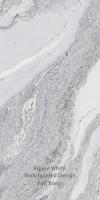 China Elite Glossy Stone Surface White Marble Tiles For Modern Interior Design for sale
