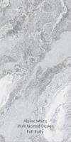 China Elite Glossy Stone Surface White Marble Tiles For Modern Interior Design for sale