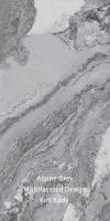 China Luxurious Grey Marble Porcelain Tiles 900x1800mm Matt for sale