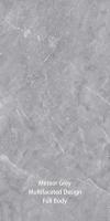China Modern Grey Polished Stone Imitation Ceramic Tiles for sale
