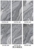 China Impressive and Marble Like Porcelain Ceramic Modern Style Tiles In Grey for sale