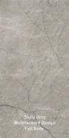 China 600x1200mm Outdoor Non Slip Porcelain Kitchen Tiles with Stone Imitation Texture for sale