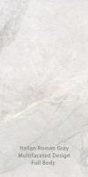 China Modern Grey Marble Stone Look Floor Wall Tile for sale