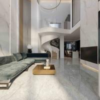 China 900x1800mm Polished Glazed Porcelain Tiles with Modern Stone Imitation Texture for sale