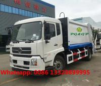China HOT SALE! lower price dongfeng 10cbm-12cbm refuse garbage vehicle, Factory sale rear loader garbage truck for sale for sale