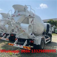 China Good price SINO TRUK HOWO 4CBM bulk cement mixer vehicle for sale, Chinamade howo concrte mixer truck for sale for sale