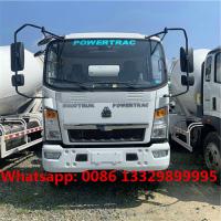 China Good price SINO TRUK HOWO 4CBM bulk cement mixer vehicle for sale, Chinamade howo concrte mixer truck for sale for sale