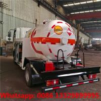 China factory sale good price HOWO 5,000L mobile lpg gas dispensing vehicle for sale, propane tanker tanker truck for sale for sale