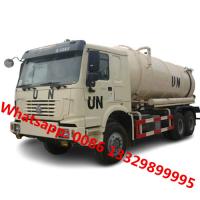 China SINO TRUK HOWO 6*6 sewage sludge treatment and purification vehicle for sale, HOWO vacuum tanker car truck for sale for sale