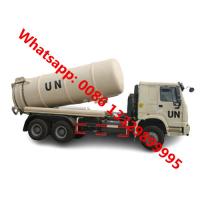 China SINO TRUK HOWO 6*6 sewage sludge treatment and purification vehicle for sale, HOWO vacuum tanker car truck for sale for sale
