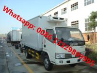 China Dongfeng light freezer truck 3.5 tons freezer food transport truck for sale, Good price refrigerated truck for sale for sale