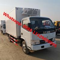 China Dongfeng light freezer truck 3.5 tons freezer food transport truck for sale, Good price refrigerated truck for sale for sale