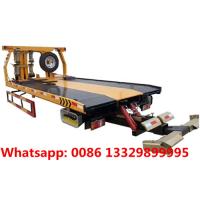 China 5tons towing truck hydraulic 8 degree sliding block road recovery truck body, ISUZU flatbed wrecker towing vehicle for sale