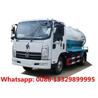 China HOT SALE! lower price stainless steel 304 5,000L vacuum tanker vehicle, Sewage Sewer Cleaning Combination tanker truck for sale