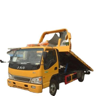 China Good price JAC brand 3T wrecker towing vehicle for sale, High quality flatbed towing vehicle for sale for sale
