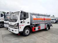 China dongfeng Diesel truck 8000 liters small fuel tank truck for sale，competitive price dongfeng diesel oil transported truck for sale