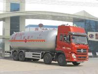 China Dongfeng Tianlong 8*4 35CBM LPG gas tank delivery truck, CLW brand bulk lpg gas propane delivery truck for sale for sale