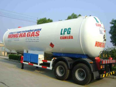China CLW brand LPG gfas tank semi-trailer with sunshield for sale, double BPW/FUWA  axles lpg gas propane trailer for sale for sale