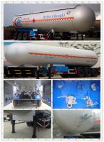 China CLW brand bullet type propane gas tank trailer for sale, cheapest price BPW alxes lpg gas semitrailer for sale for sale