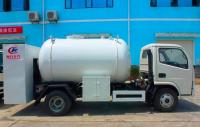 China dongfeng brand 95hp 4*2 LHD/RHD 5500L LPG GAS Dispensing Truck, mobile selling cooking gas propane filling truck for sale