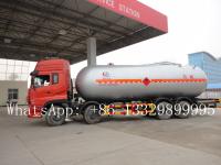 China mobile road transported lpg gas tank truck for sale, CLW brand best price propane gas transported tank truck for sale for sale