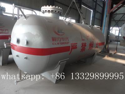 China hot sale CLW brand best quality 18cbm LPG gas storage tank, best price 18m3 bullet type surface lpg gas storage tank for sale