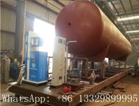 China hot sale CLW brand best quality 18cbm LPG gas storage tank, best price 18m3 bullet type surface lpg gas storage tank for sale