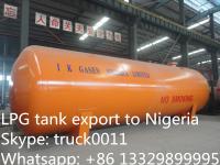 China CLW brand bullet type stationary 120m3 surface lpg gas storage tank for sale, hot sale 120,000L surface lpg gas tank for sale