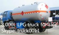 China 5000L -5500L DFAC LPG Bobtail Tanker Truck With Dispenser Filling Gas Machine, hot sale propane gas dispensing truck for sale