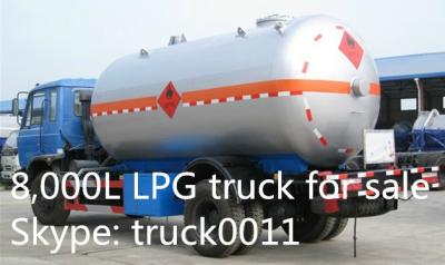 China 5000L -5500L DFAC LPG Bobtail Tanker Truck With Dispenser Filling Gas Machine, hot sale propane gas dispensing truck for sale