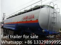 China factory sale 3 axles fuel semitrailer exported to Africa, hot sale! good price fuel tanker transported trailer for sale for sale
