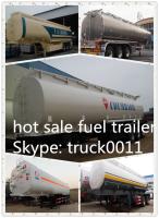 China factory sale 3 axles fuel semitrailer exported to Africa, hot sale! good price fuel tanker transported trailer for sale for sale